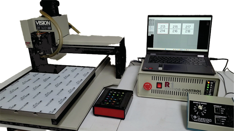 Wardco Engraving Solutions - Rotary R1 Controller